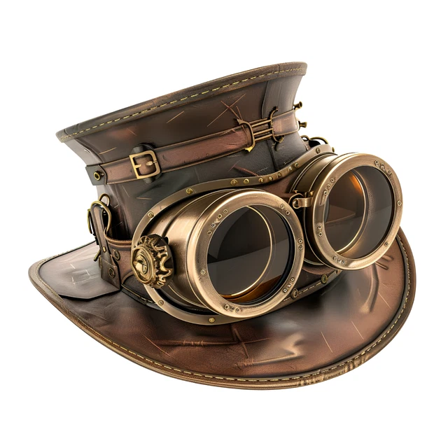 DOPASTICKER Steampunk Hat Sticker Clockwork Gear Diesel Science Fiction ...