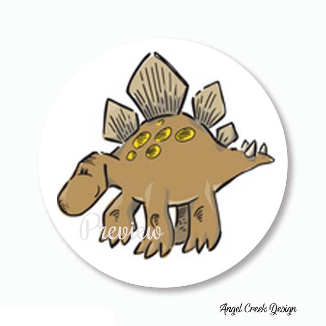 DOPASTICKER Stegosaurus Dinosaur Stickers Scrapbook Stickers Phone ...
