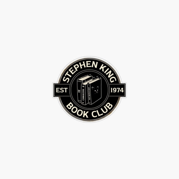 DOPASTICKER Stephen King Book Club Sticker, Phone Sticker Car Stickers ...