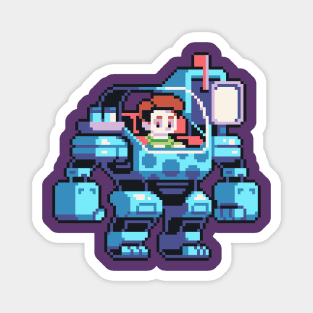 DOPASTICKER Steve Wearing A Mech Suit, Phone Sticker, Latop Sticker ...