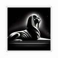 DOPASTICKER Sticker Art Deco Sphinx Silhouette Egypt Pyramid Ancient ...