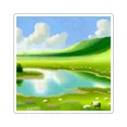 DOPASTICKER Sticker Christian Bible Psalm 23 Green Pastures Still Water ...