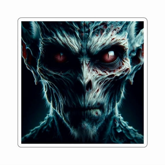 DOPASTICKER Sticker Horror Creeptastic Creature Art Monster Hallo.Ween ...