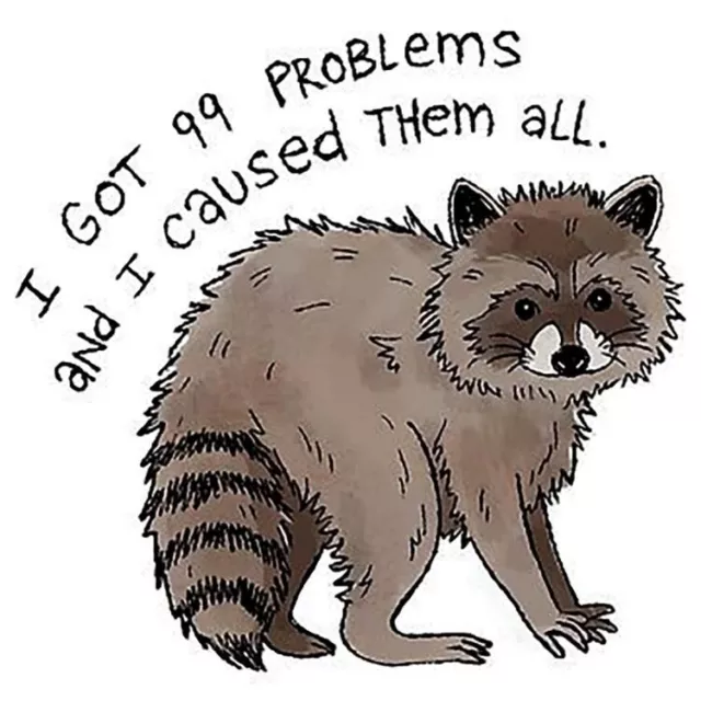 DOPASTICKER Sticker I Got 99 Problems Cute Animal Phone Decal Water ...