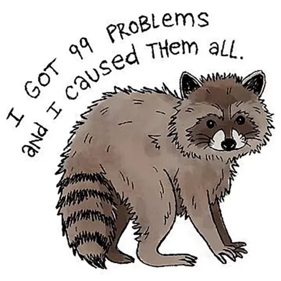 DOPASTICKER Sticker I Got 99 Problems Cute Animal Phone Decal Water ...