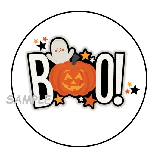 DOPASTICKER Stickers Boo Cute Ghost Pumpkin Phone Decal Water Bottle ...