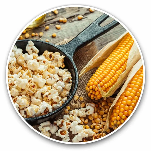 DOPASTICKER Stickers -Popcorn Food Corn Kernels Movie Night Cool Gift ...