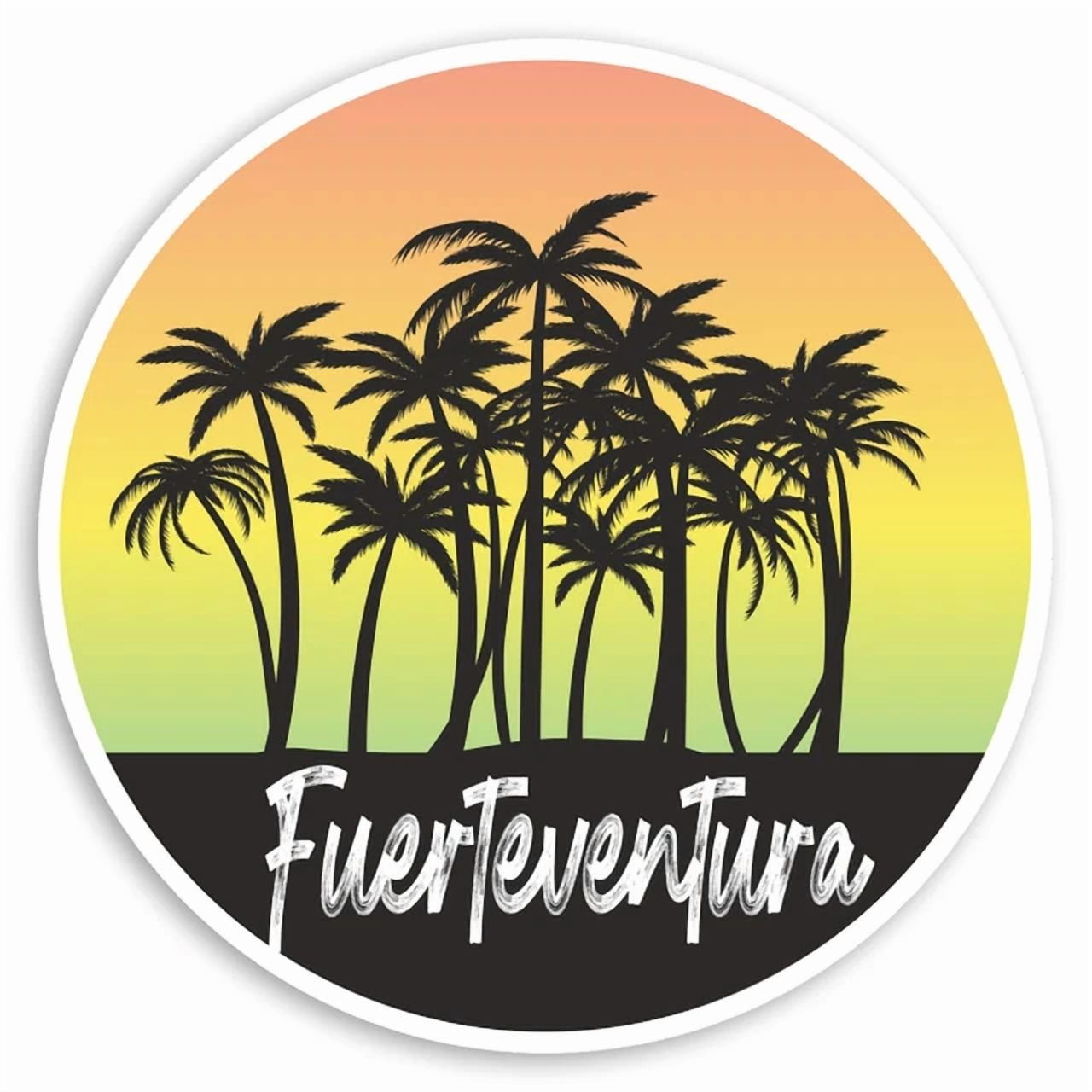 DOPASTICKER Stickers Tropical Fuerteventura Stickers - Spain Luggage ...