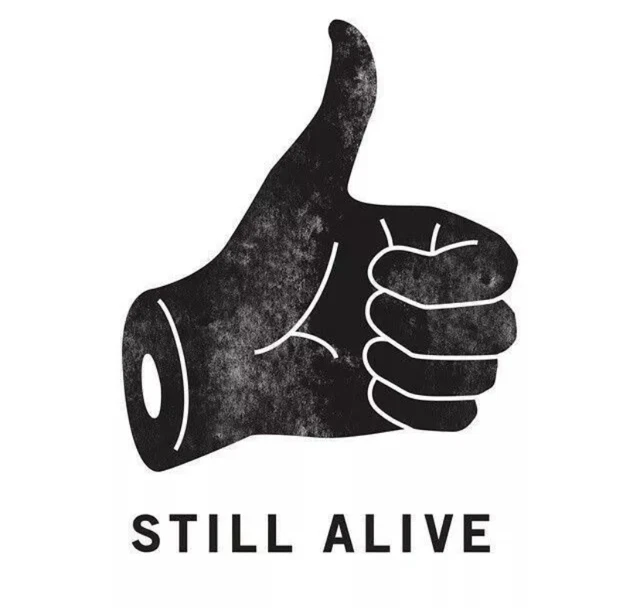 DOPASTICKER Still Alive Sticker Thumbs Up Attitude Grunge Punk Goth ...