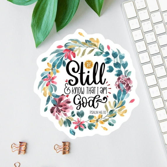 DOPASTICKER Be Still And Know Sticker, Bible Sticker Pack, Faith ...