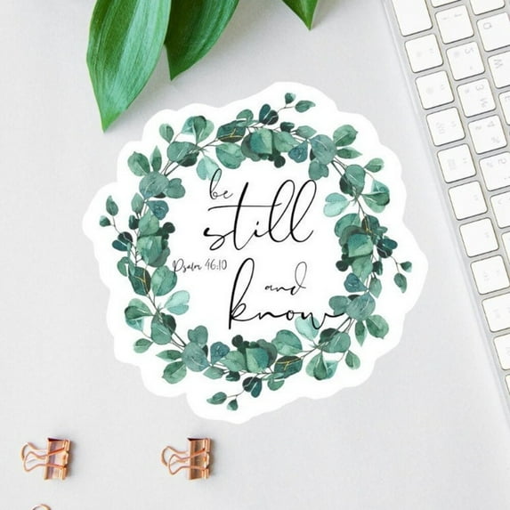 DOPASTICKER Be Still And Know Sticker, Bible Sticker Pack, Faith ...