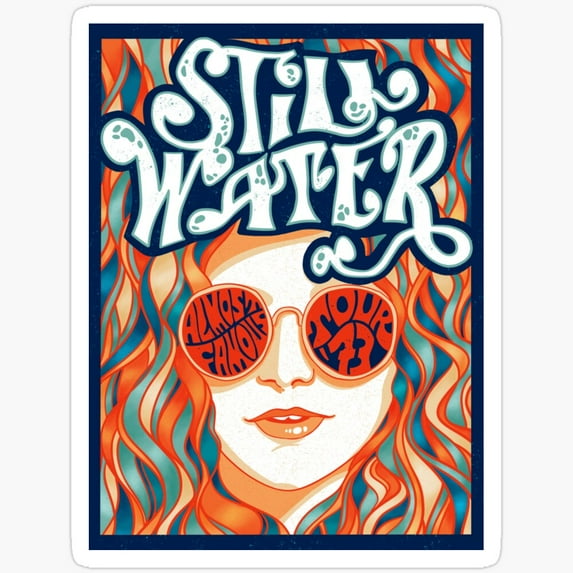 DOPASTICKER Stillwater - Almost Famous Tour '73, Blue Sticker Phone ...