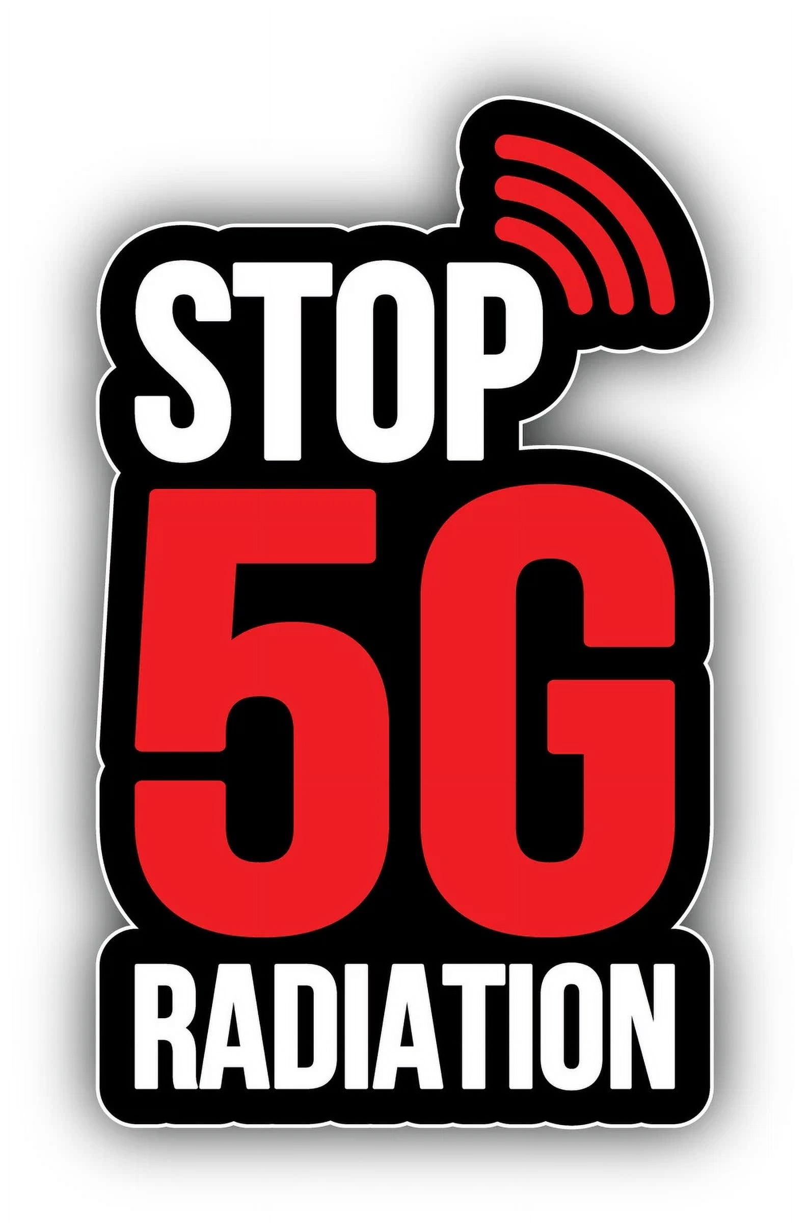 DOPASTICKER Stop 5G Networks Radiation Sticker Car Bumper Sticker Gift ...