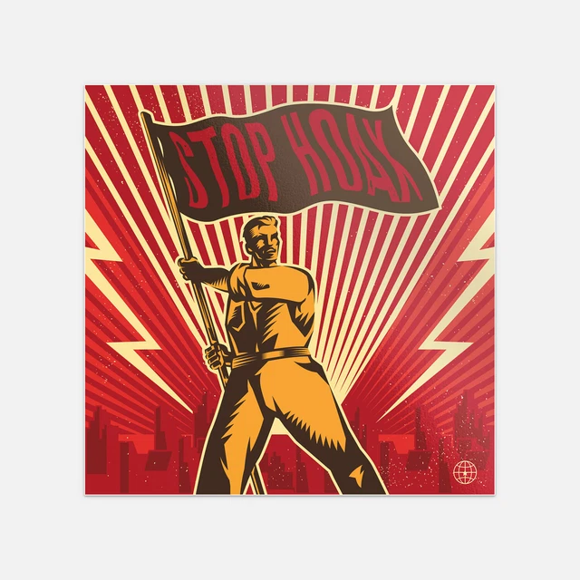 DOPASTICKER Stop Hoax Retro Vintage Sticker Decal Phone Decal Water ...