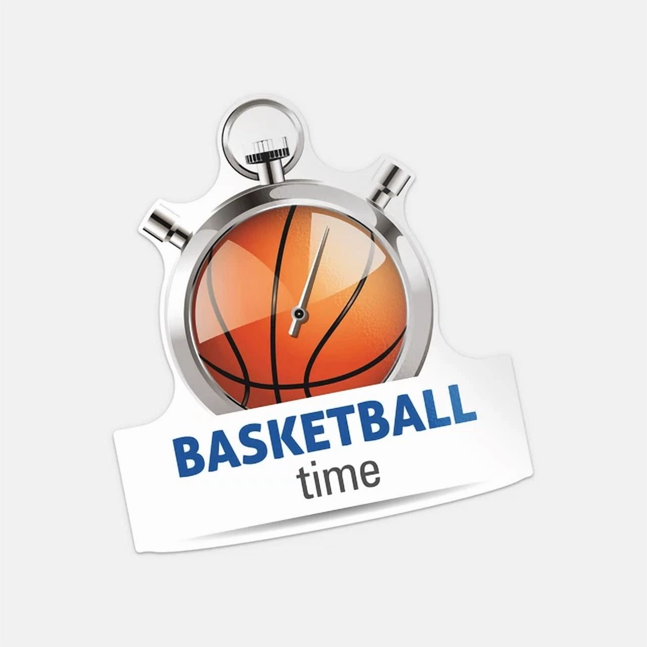 DOPASTICKER Stopwatch Basketball Time Sticker Decal Phone Decal Water ...