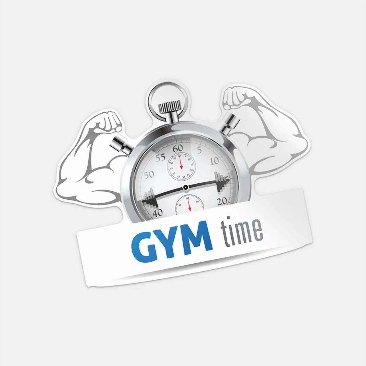 DOPASTICKER Stopwatch Gym Time Sticker Decal Phone Decal Water Bottle ...