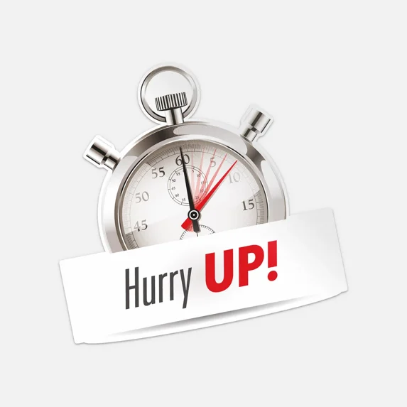 DOPASTICKER Stopwatch Hurry Up Sticker, Best Birthday Gifts Phone ...