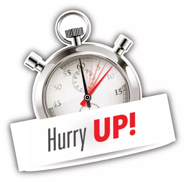 DOPASTICKER Stopwatch Hurry Up Sticker Decal Phone Decal Water Bottle ...