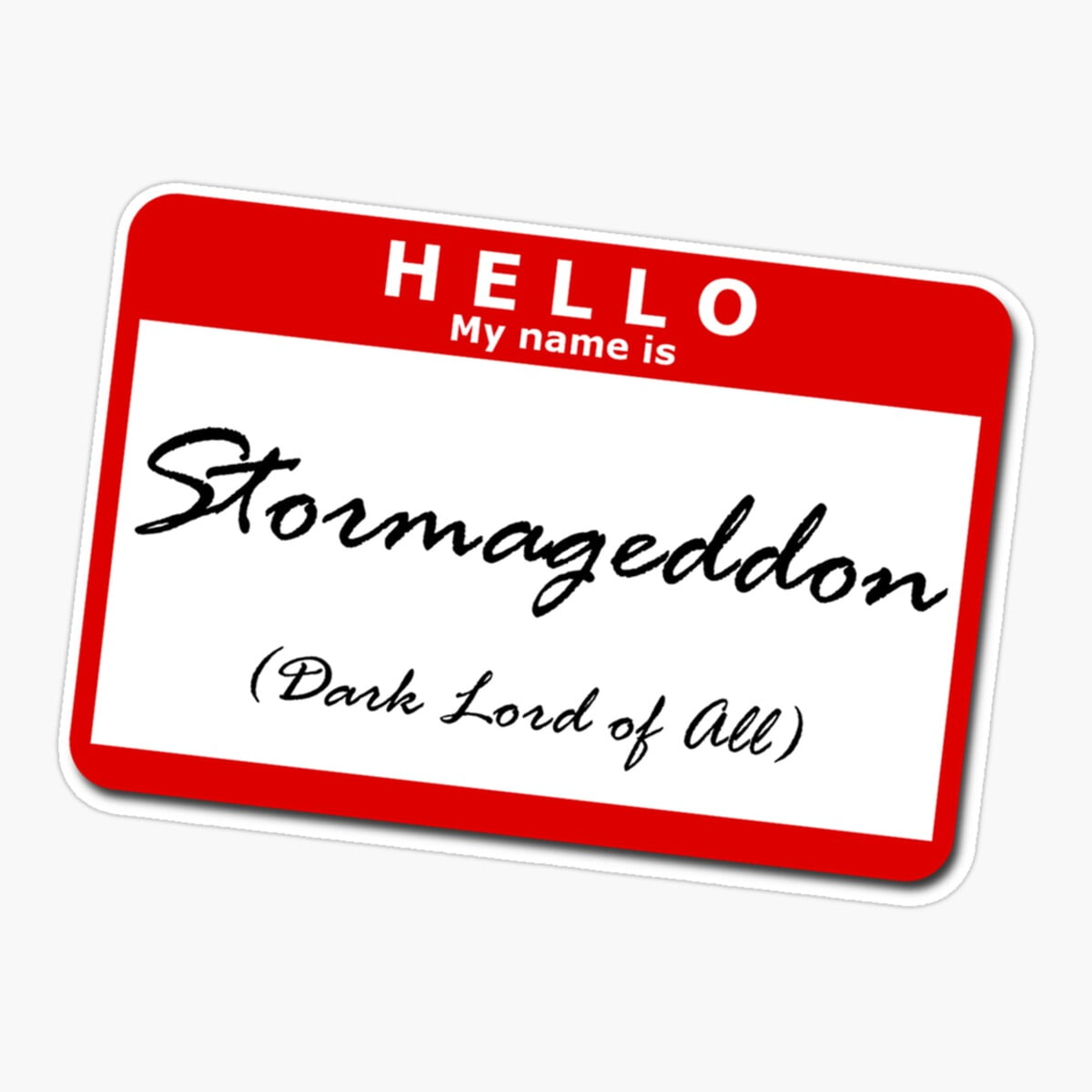DOPASTICKER Stormageddon Sticker, Phone Sticker Car Stickers, Birthday ...