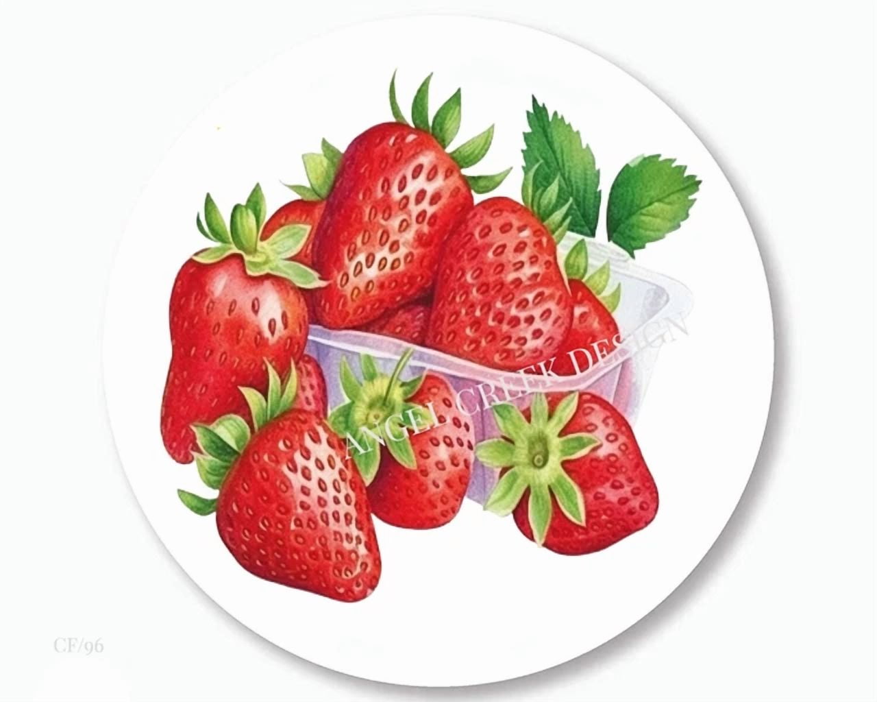 DOPASTICKER Strawberries Scrapbook Stickers Strawberry Berries Phone ...