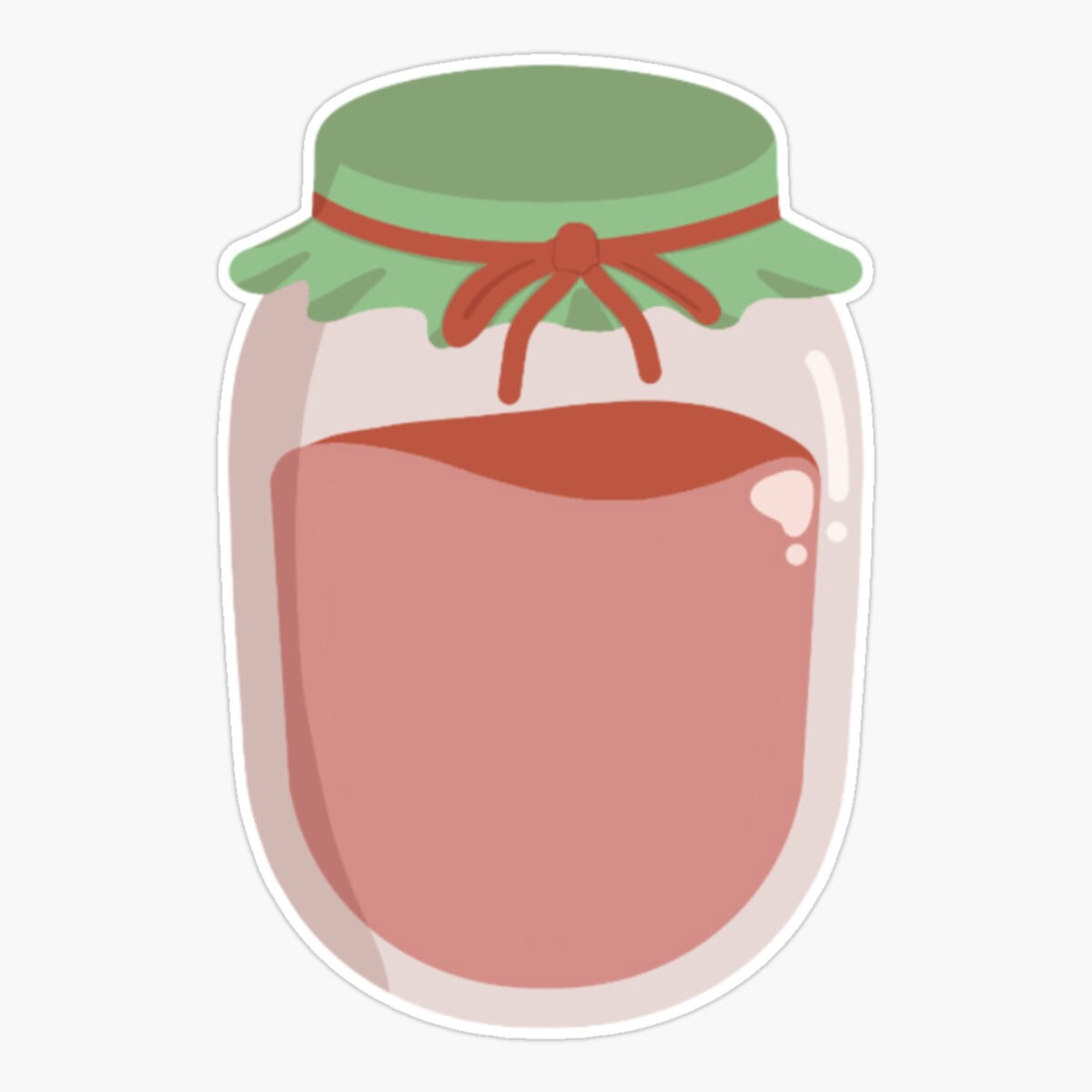 DOPASTICKER Strawberry Jam Sticker, Phone Sticker Car Stickers ...