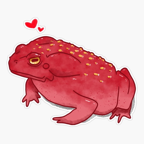 DOPASTICKER Strawberry Toad Sticker, Phone Sticker Car Stickers ...