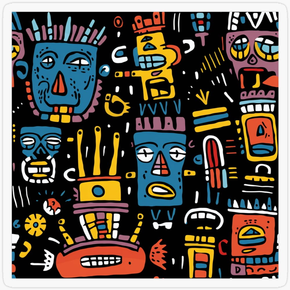 DOPASTICKER Street Art Transparent Sticker Phone Sticker, Latop Sticker ...