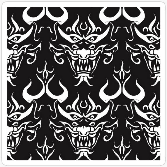 DOPASTICKER Street Demon Sticker Phone Decal Water Bottle Stickers ...