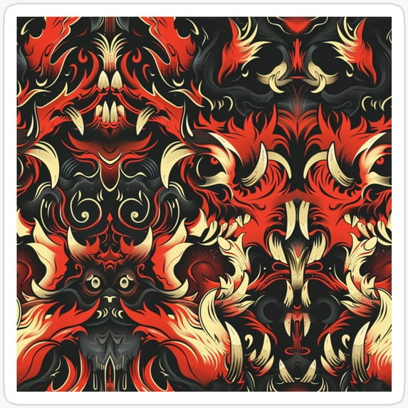 DOPASTICKER Street Demon Sticker Phone Sticker, Latop Sticker, Lover ...