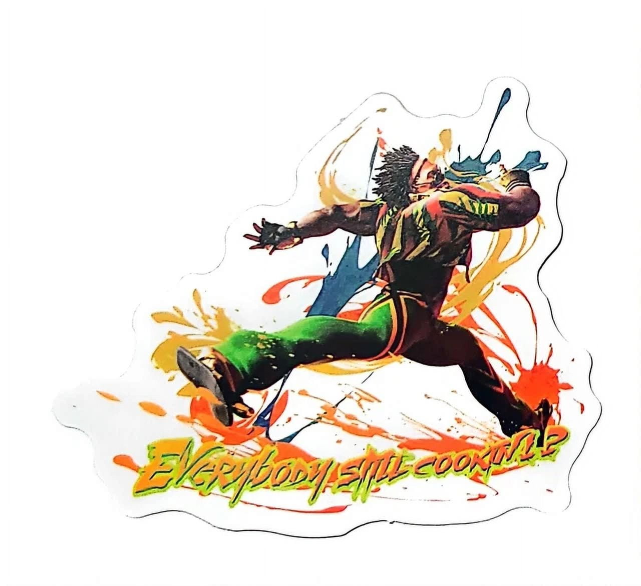 DOPASTICKER Street Fighter Dee Jay Anime Manga Cartoon Video Game ...