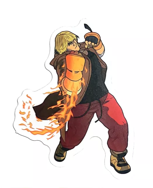DOPASTICKER Street Fighter Ken Anime Manga Cartoon Video Game Sticker ...