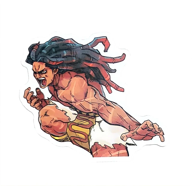 DOPASTICKER Street Fighter Necalli Anime Manga Cartoon Video Game ...