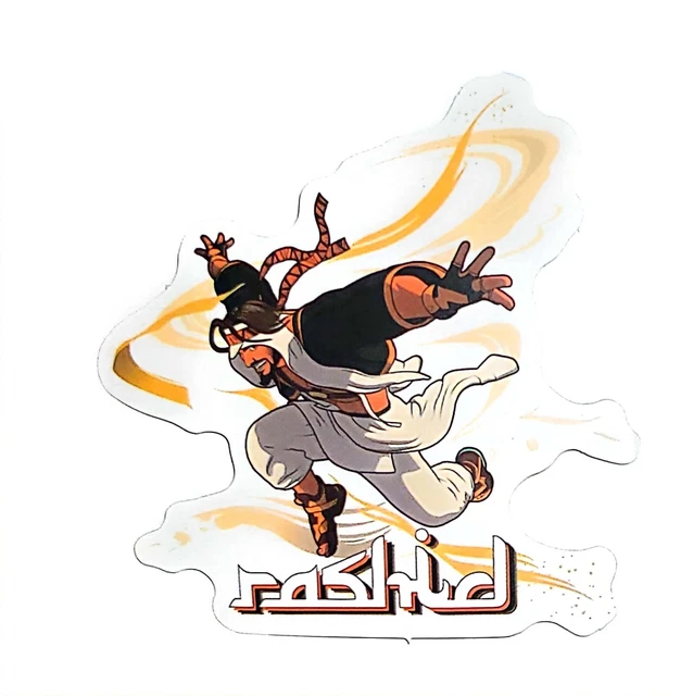 DOPASTICKER Street Fighter Rashid Anime Manga Cartoon Video Game ...