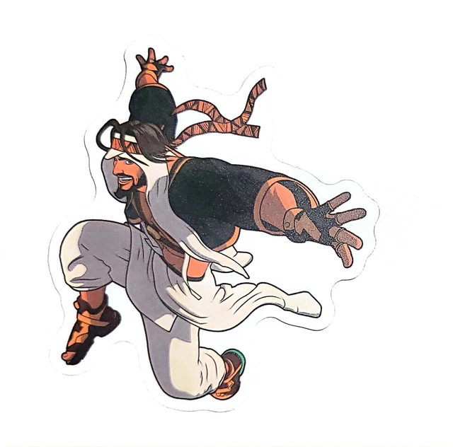 DOPASTICKER Street Fighter Rashid Anime Manga Cartoon Video Game ...