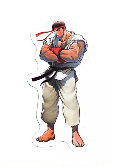 DOPASTICKER Street Fighter Ryu Anime Manga Cartoon Video Game Sticker ...