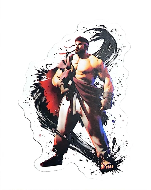 DOPASTICKER Street Fighter Ryu Anime Manga Cartoon Video Game Sticker ...