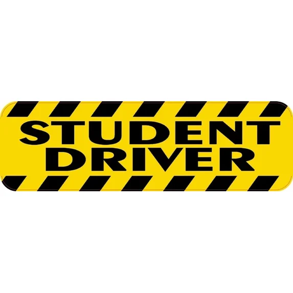 DOPASTICKER Student Driver Sticker Phone Sticker, Latop Sticker, Lover ...
