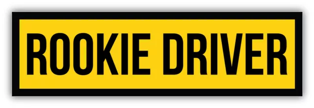 DOPASTICKER Student Rookie Driver Safety Sticker Decal Phone Decal ...