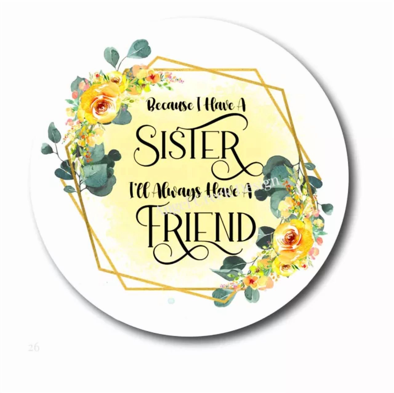 DOPASTICKER Stunning My Sister My Friend Scrapbook Stickers Sister ...