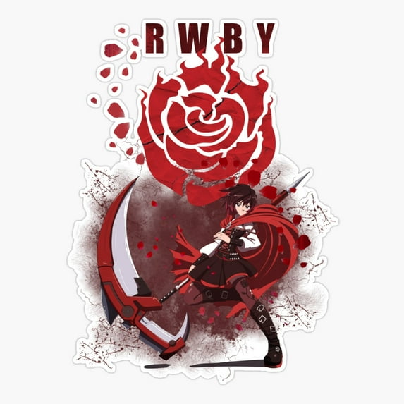 DOPASTICKER Style Poster, Rwby, Ruby Rose Sticker, Phone Sticker Car ...