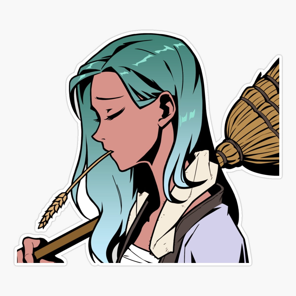 DOPASTICKER Stylized Japanese Characters, Represented In An Abstract ...