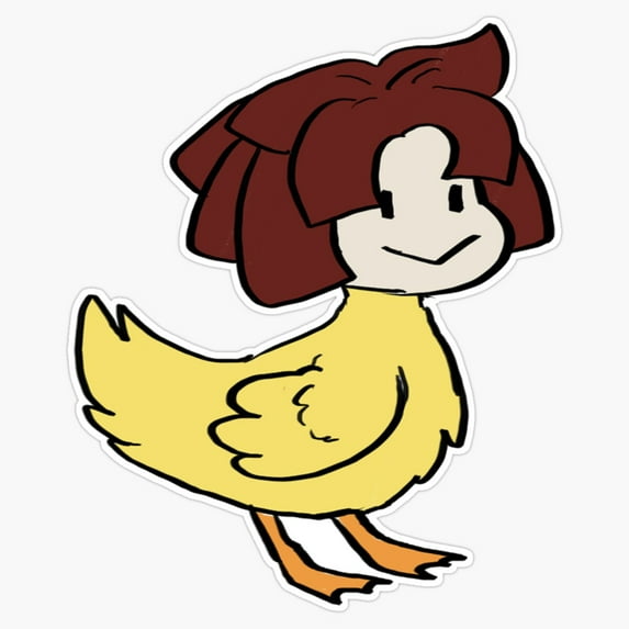 DOPASTICKER Su Tart Duck Sticker, Phone Sticker Water Bottle Sticker ...