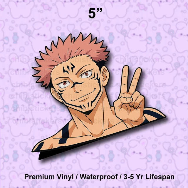 DOPASTICKER Sucana Itadori Satoru Gojo Jujutsu Kaisen Peace Peeker Geto ...