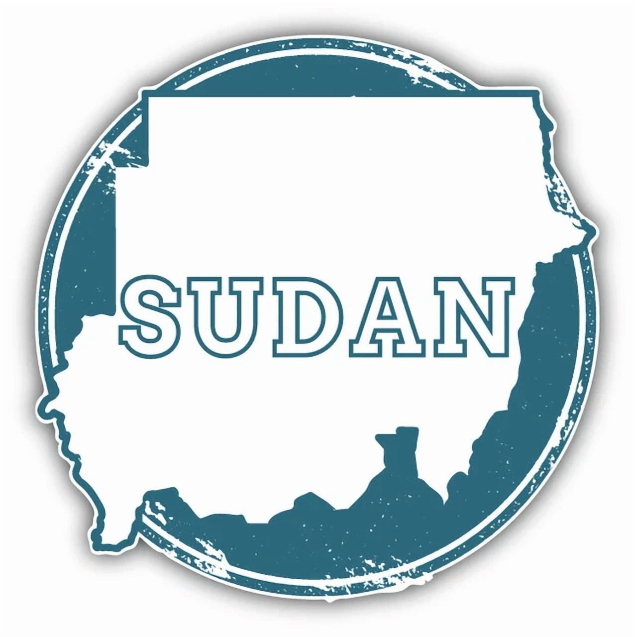 DOPASTICKER Sudan Map Grunge Travel Sticker Decal Phone Decal Water ...