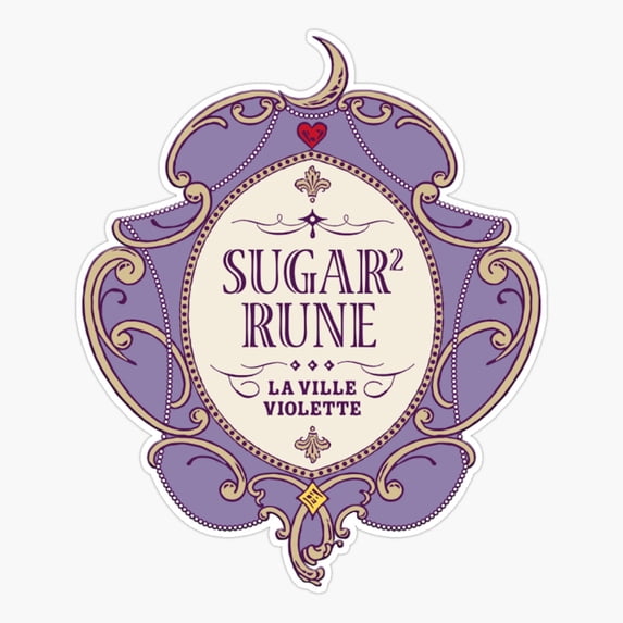 DOPASTICKER Sugar Sugar Rune Logo Sticker, Phone Sticker Car Stickers ...