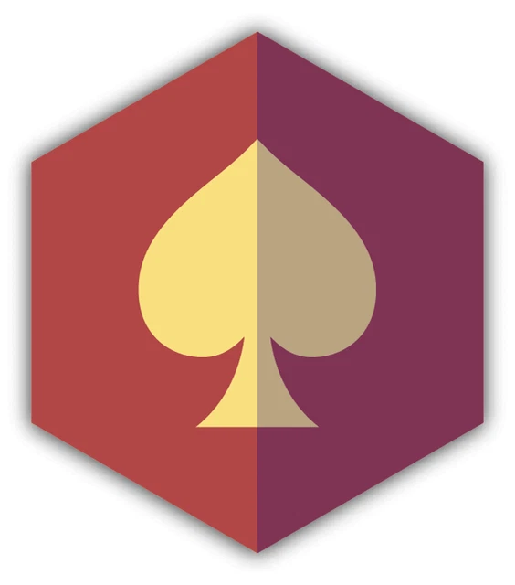 DOPASTICKER Suit Of Spades Rumpled Icon Sticker Decal Phone Decal Water ...