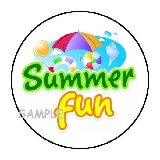 DOPASTICKER Summer Fun Stickers Beach Phone Decal Water Bottle Stickers ...