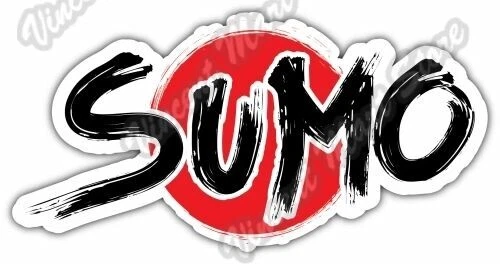 DOPASTICKER Sumo Overweight Fighter Martial Arts Japan Car Sticker ...