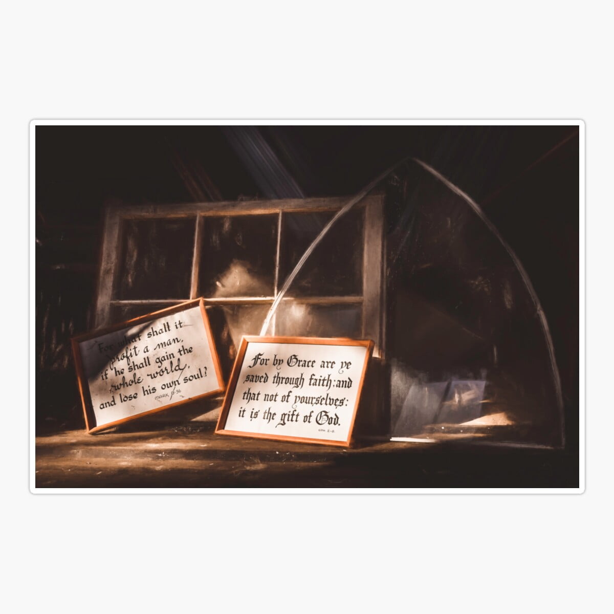 DOPASTICKER Sunlit Scripture Sticker, Phone Sticker Water Bottle ...