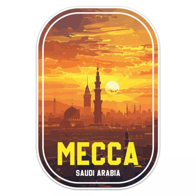 DOPASTICKER Sunrise Saudi Arabia Mecca City Sticker Decal Phone Decal ...